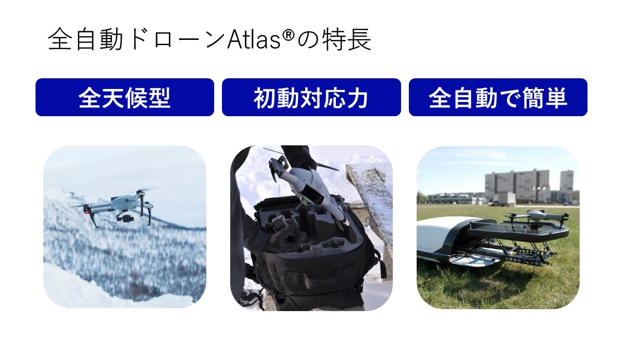 最先端UAV「Atlas®PRO×Atlas®NEST®」災害対応の可能性を探る。 – WINGGATE